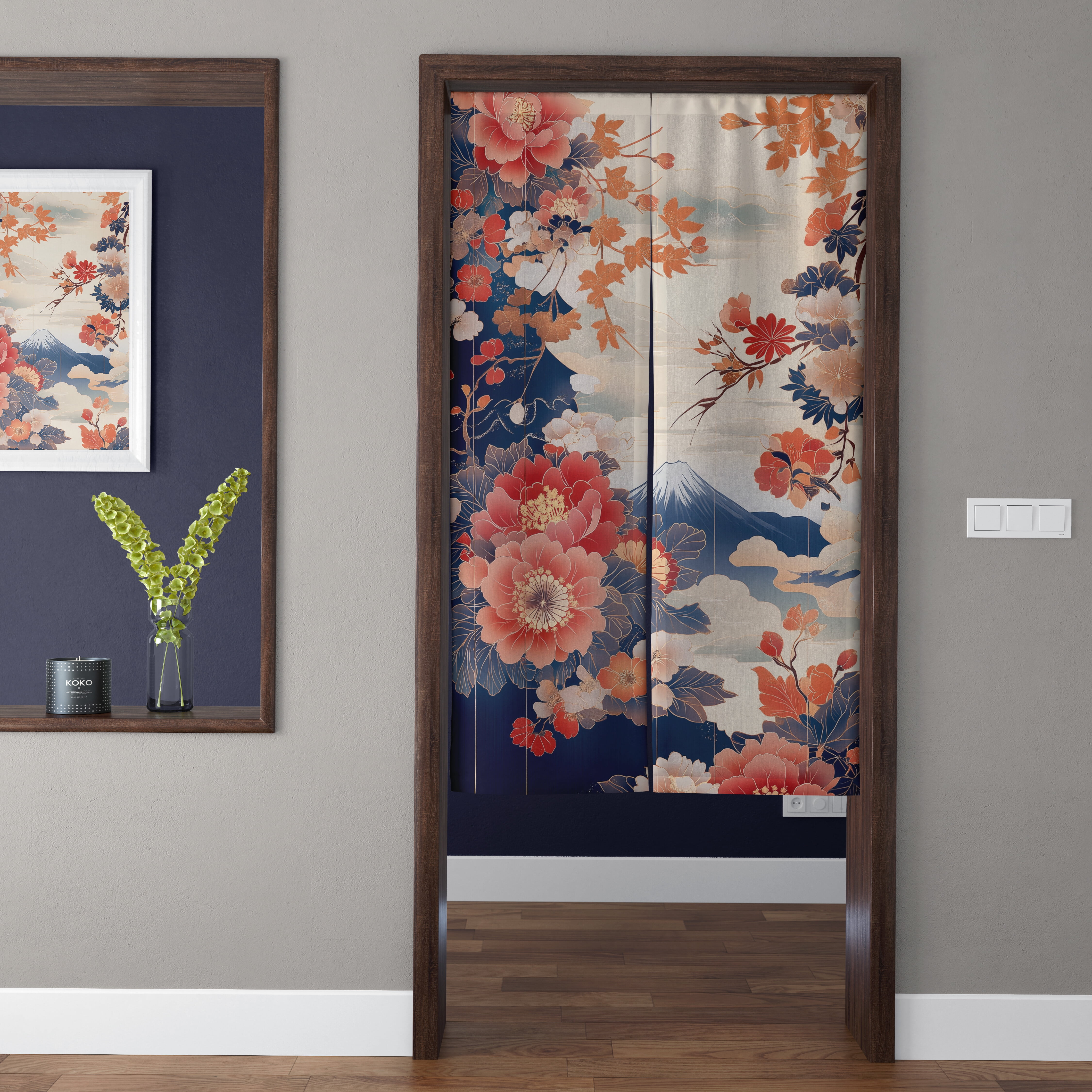 Nanbowan Japanese style door curtain noren curtain Thermal Insulated ...