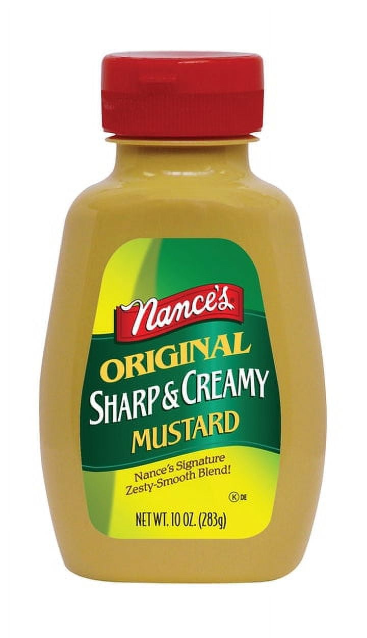 Nance's Gluten Free Sharpe & Creamy Horseradish Mustard, 10-Ounce (12 ...