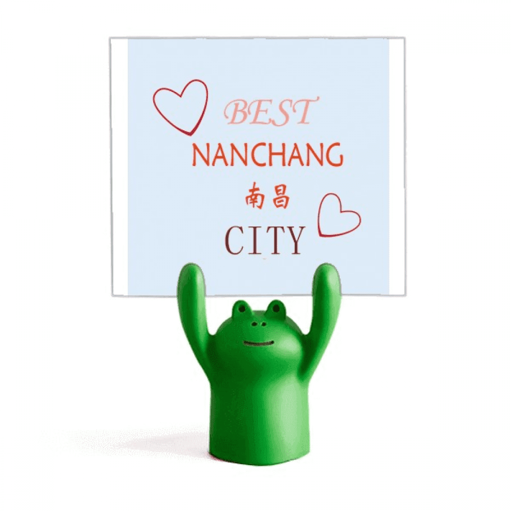 Nanchang Sign Art Deco Fashion Memo Holder Cartoon Animal Frog Stand ...