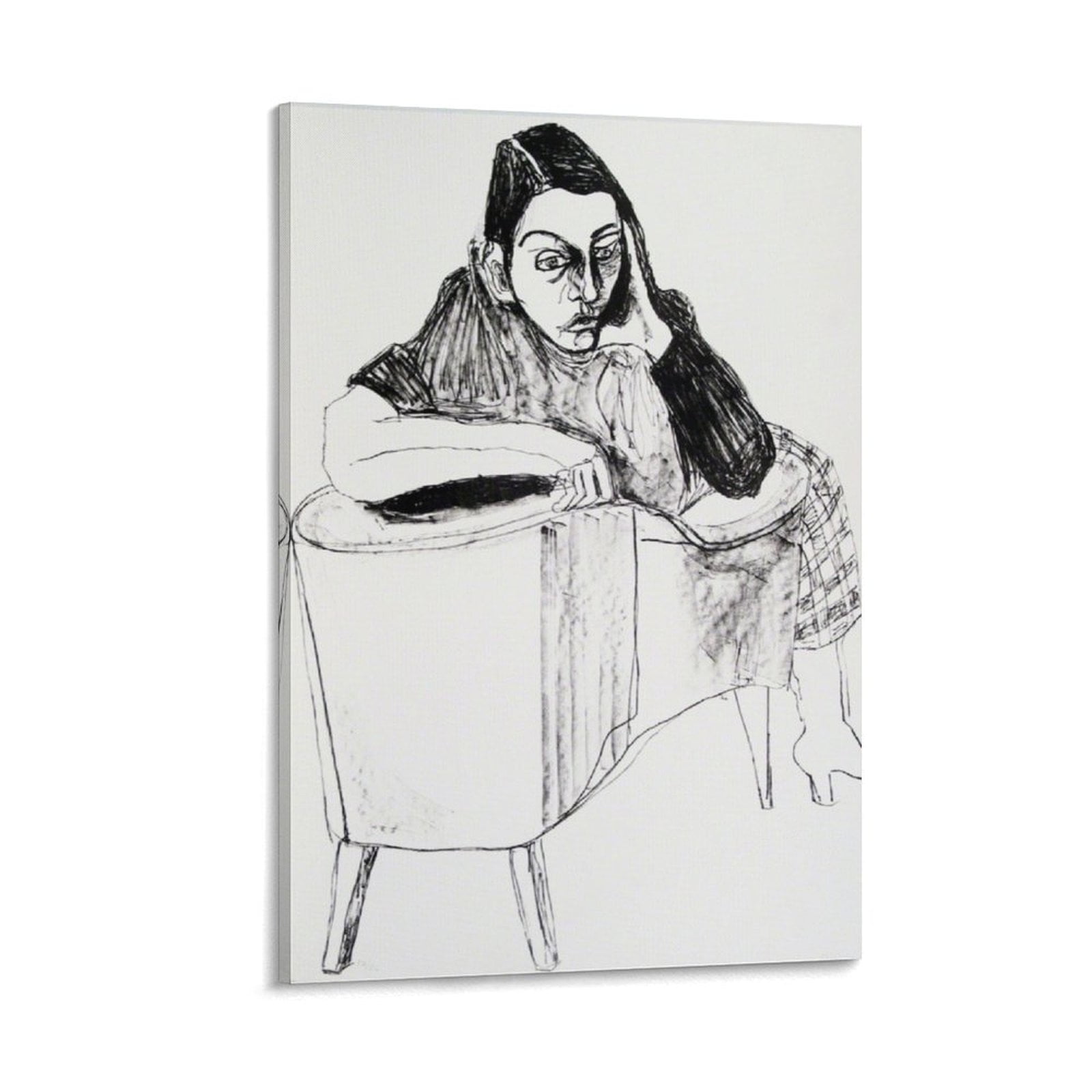 Nancy 1983 by Alice Neel Painting Canvas Poster Wall Art Picture Prints ...