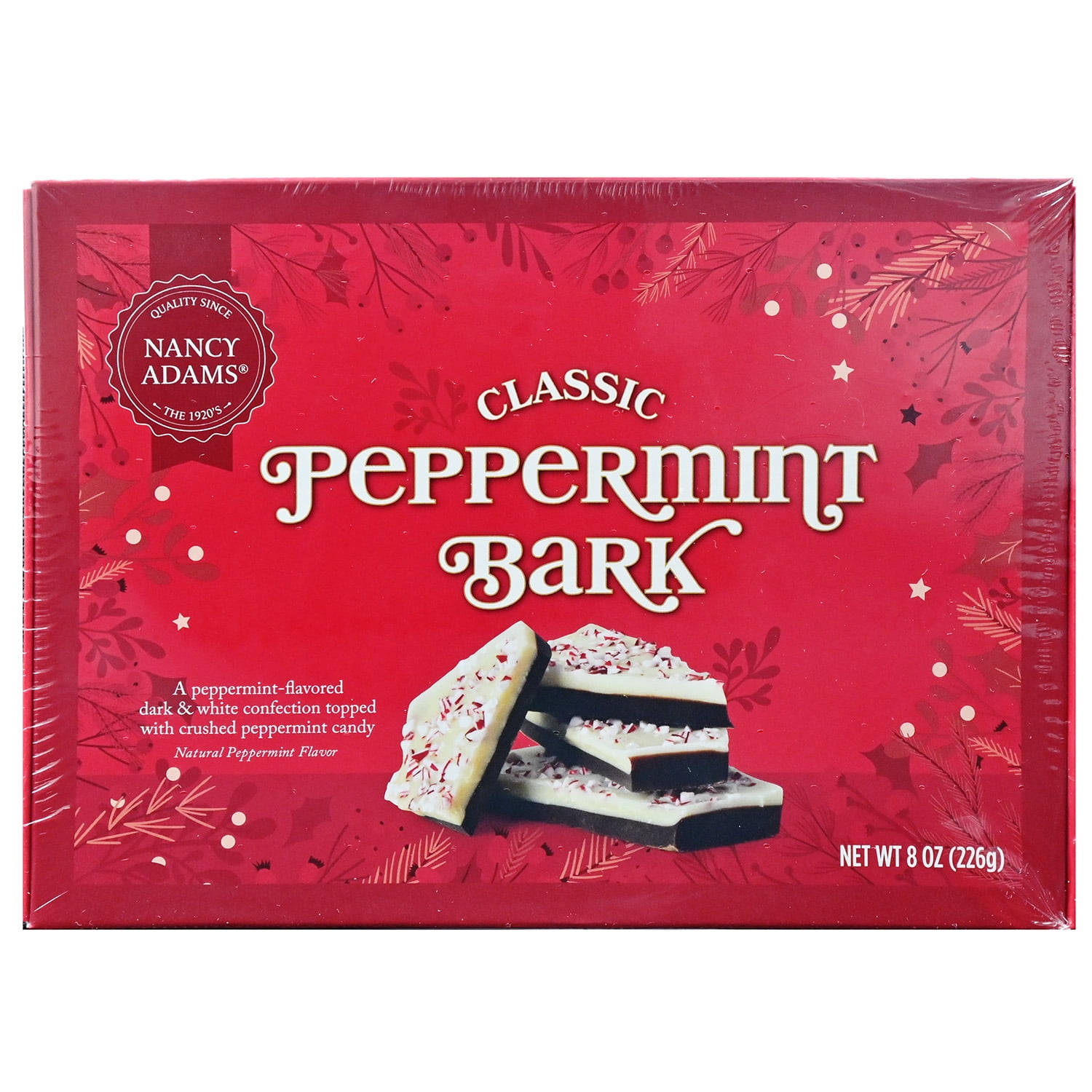 Nancy Adams Peppermint Bark 8oz Box - Walmart.com