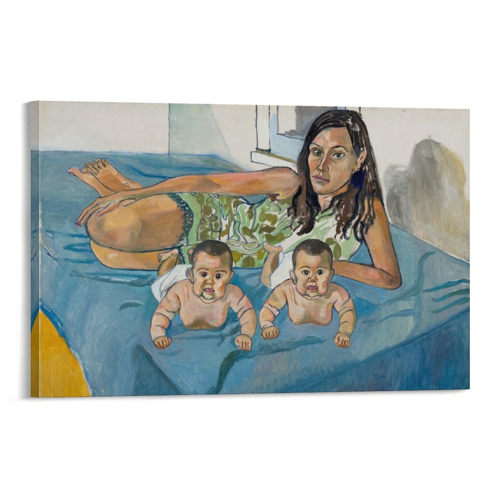 Nancy And The Twins 5 Months 1971 Alice Neel Painting Print Photo Art ...