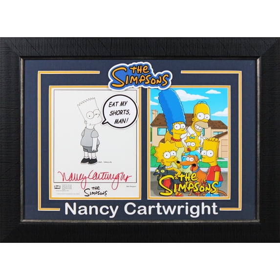 Nancy Cartwright The Simpsons Signed 8x10 Framed Bart Simpson 8x10 ...