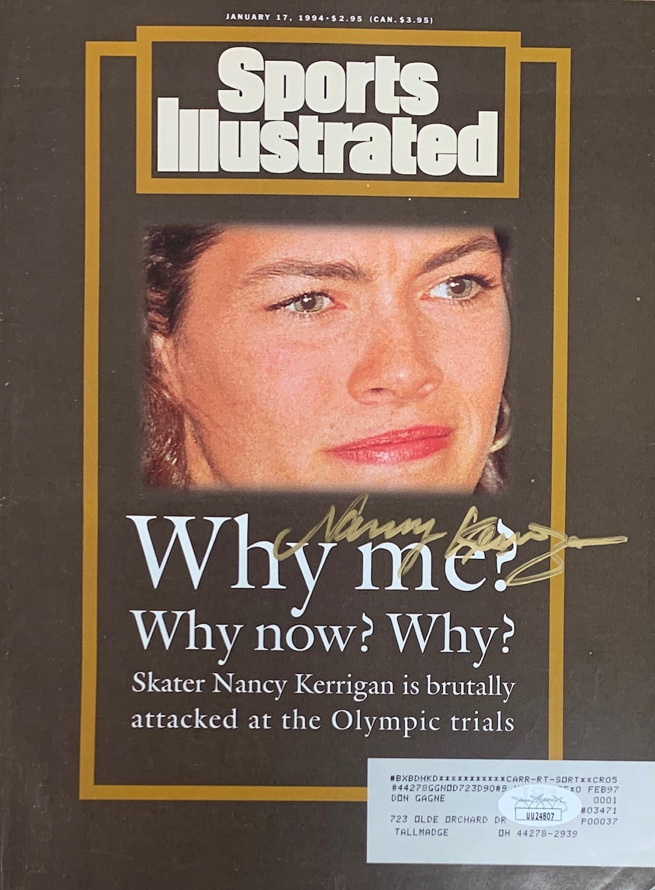 Nancy Kerrigan Autographed Sports Illustrated Signed Figure Skating ...