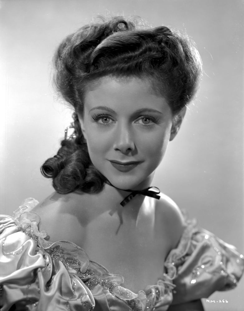Nancy Marlow on a Ruffled Top sitting and posed Photo Print (24 x 30 ...