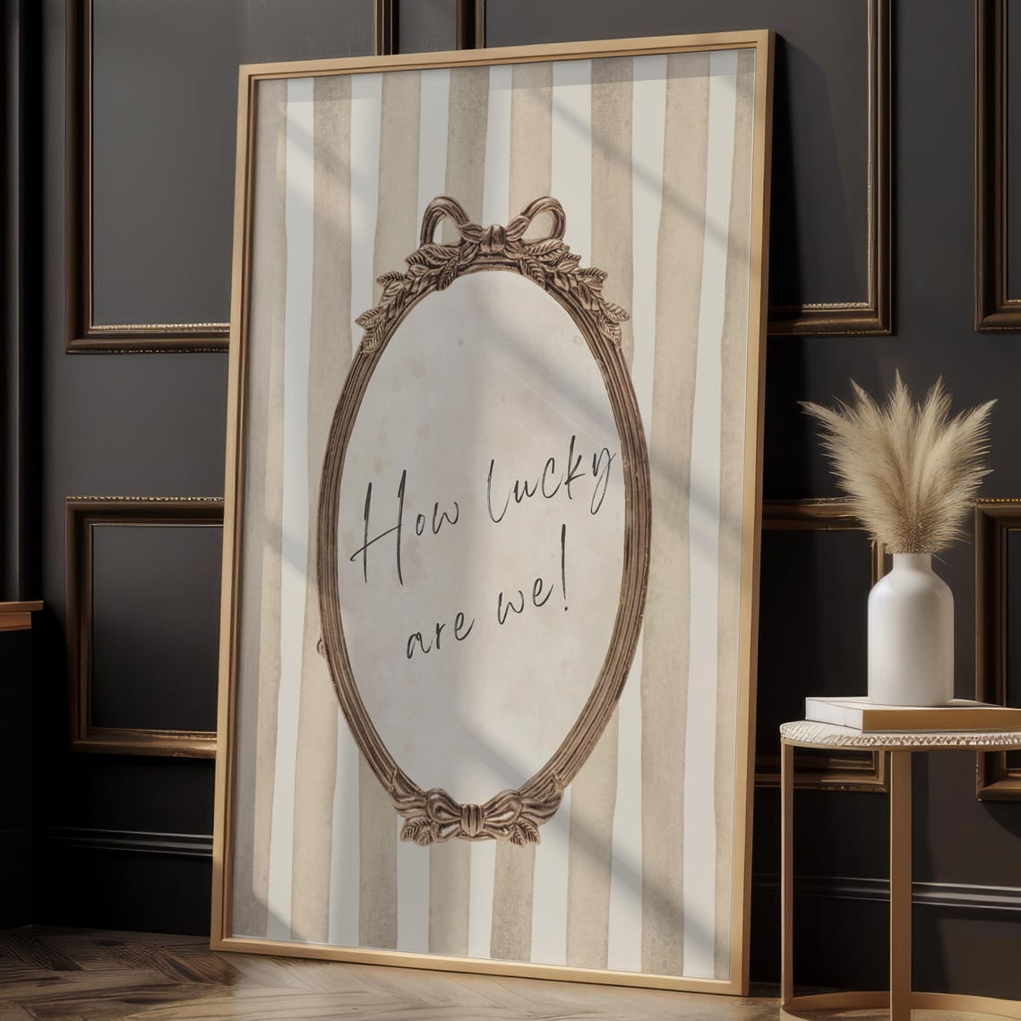 Nancy Meyers Aesthetic Print,How Lucky Are We,French Country Wall Art ...