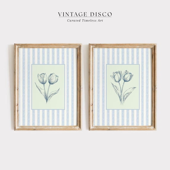 Nancy Meyers Inspired Tulip Sketch Coastal Grandmother French Country ...
