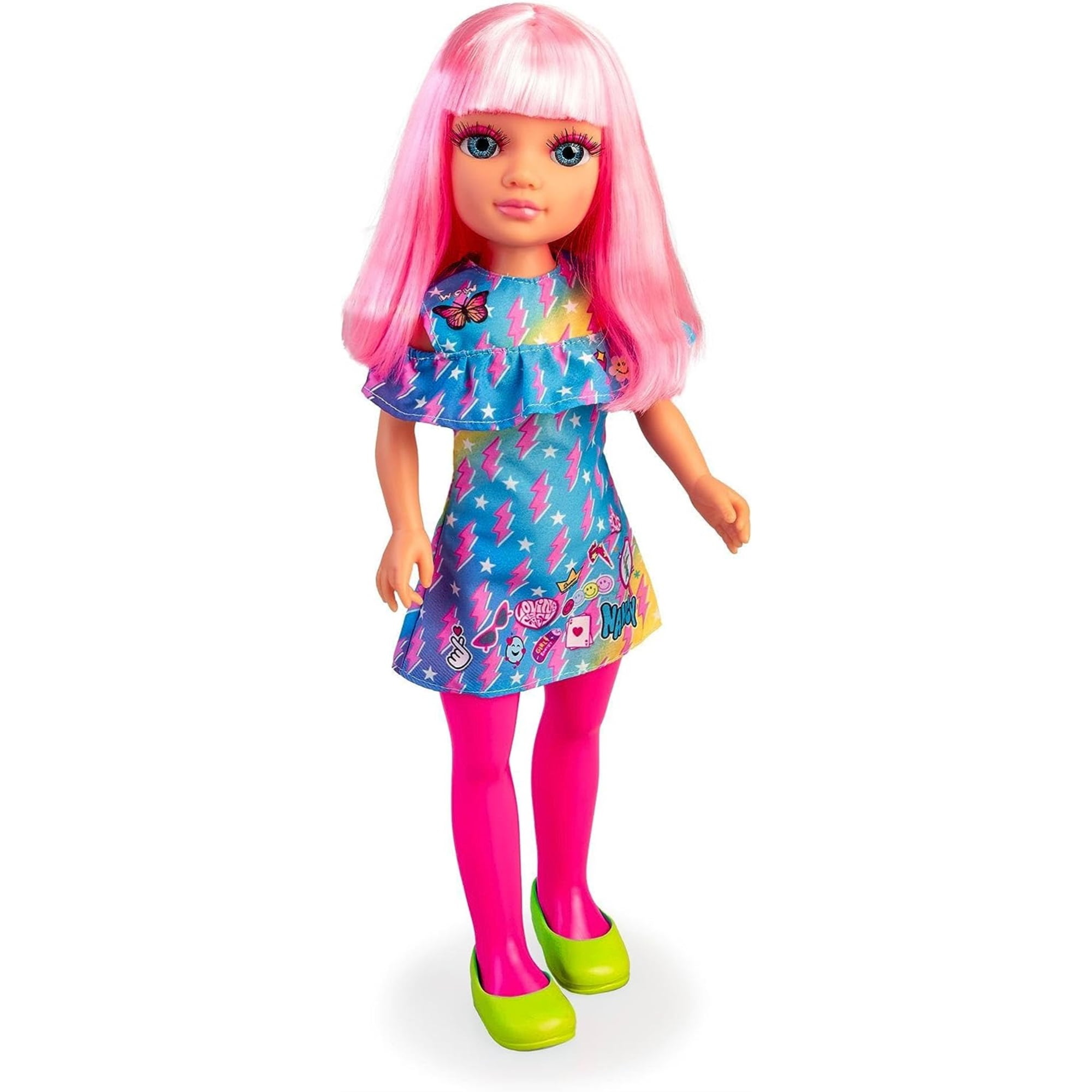 Nancy Neon Fashion Doll with Pink Hair - Walmart.com