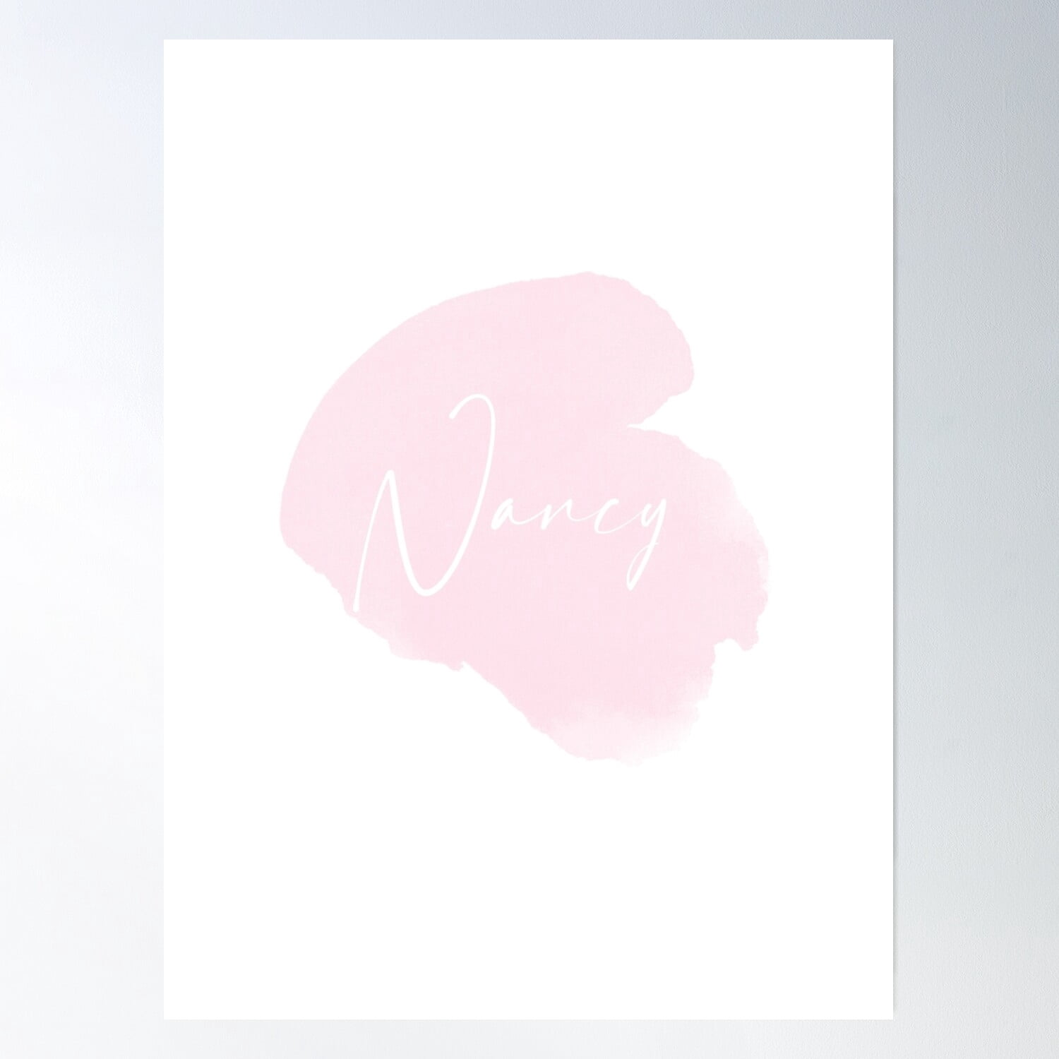 Nancy Poster Wall Art, Modern Wall Decor, 8x12 UNFRAMED - Walmart.com