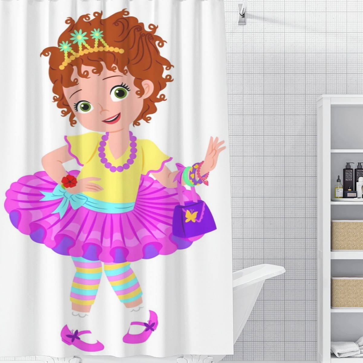 Nancy Shower Curtain 35*70.8 Inches Waterproof And Durable Vivid ...