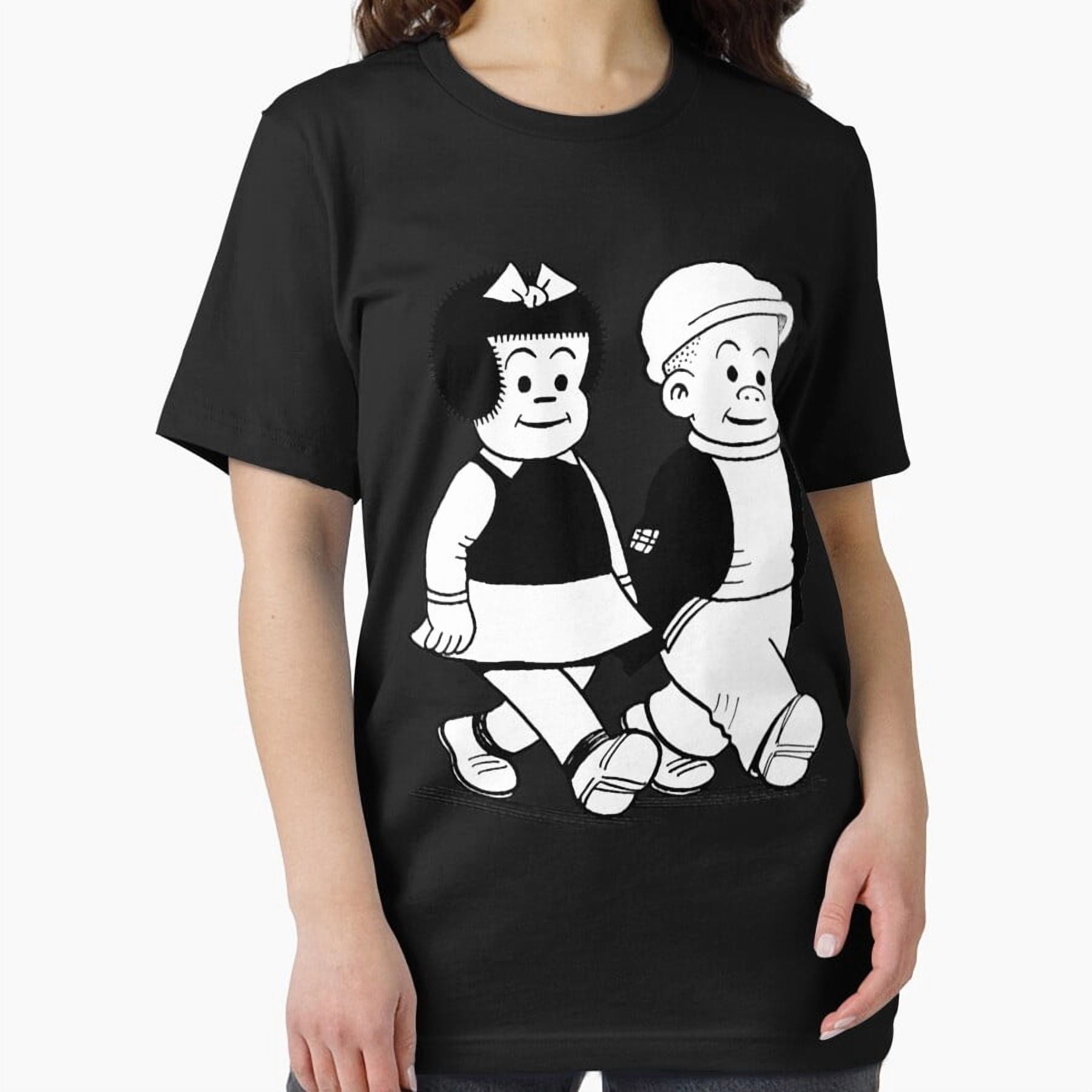 Nancy et Sluggo V classique French Comic Strip Parody H4787 T-Shirt ...