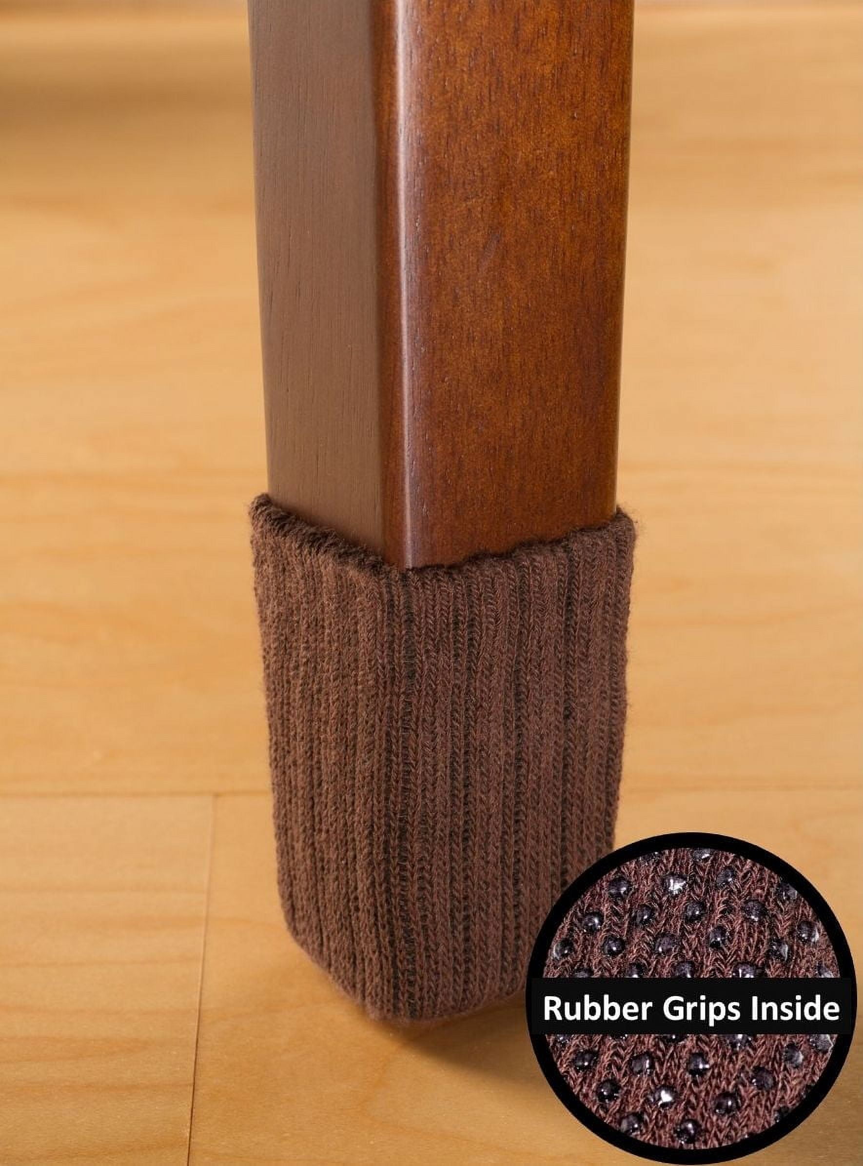 NancyProtectz, Furniture Sock, Small/Brown, Patented with Grips Inside ...
