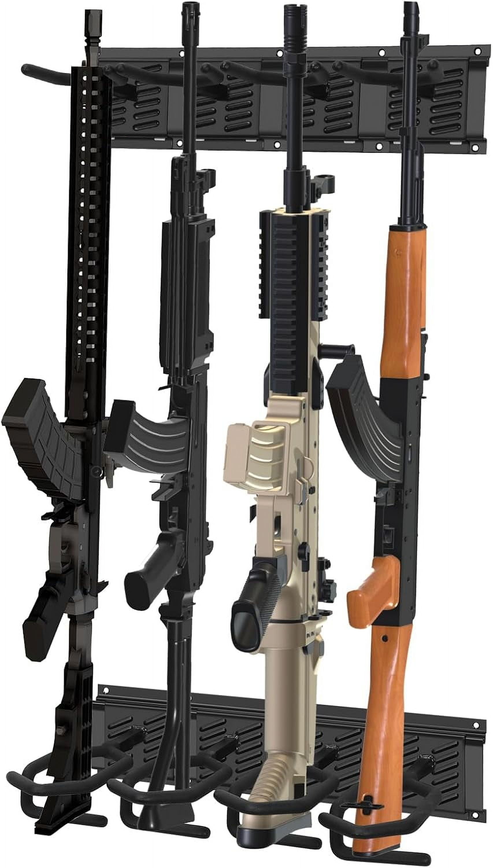 Nandae Upgrade Gun-Rack for Wall, Heavy Duty Steel Gun-Rack-Wall-Mount ...