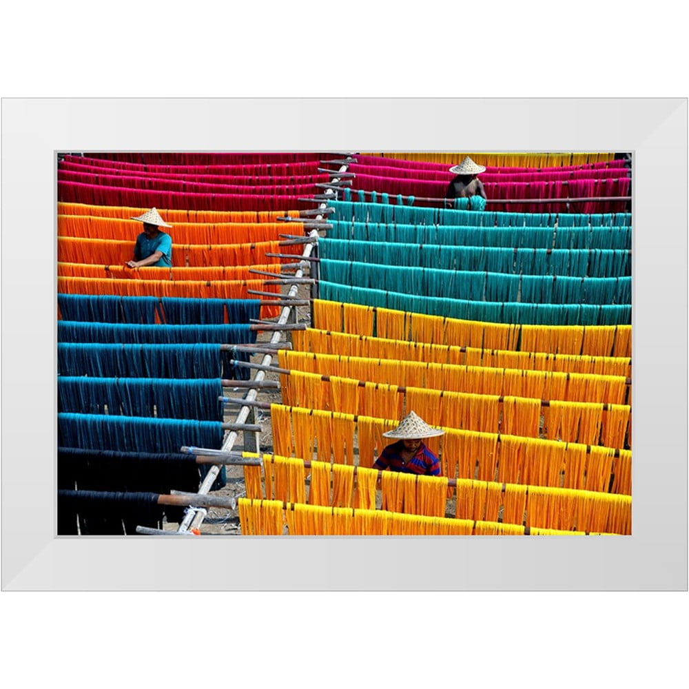 Nandi, Shaibal 24x17 White Modern Wood Framed Museum Art Print Titled ...