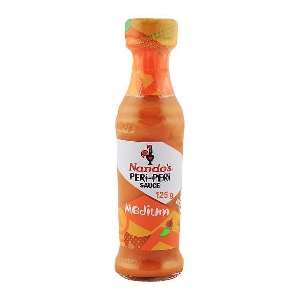 Nando's Peri Peri Sauce Medium 125g, Hot Seasoning for Cooking, Dipping ...