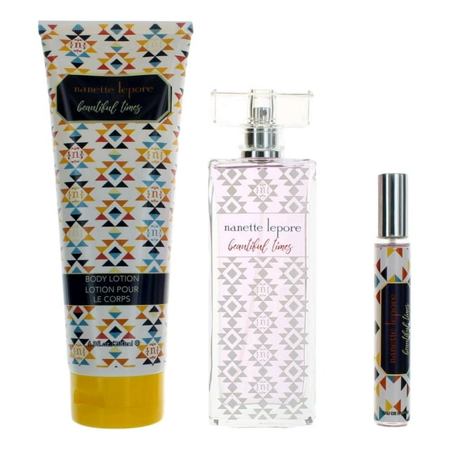 Nanette Lepore Beautiful Times Perfume Gift Set for Women, 3 Pieces ...