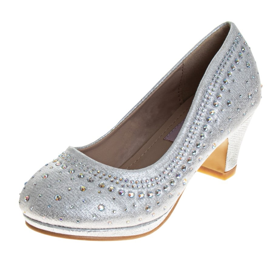 Nanette Lepore Girls Low Heeled Dress Pumps. (Little Kids Big Kids ...