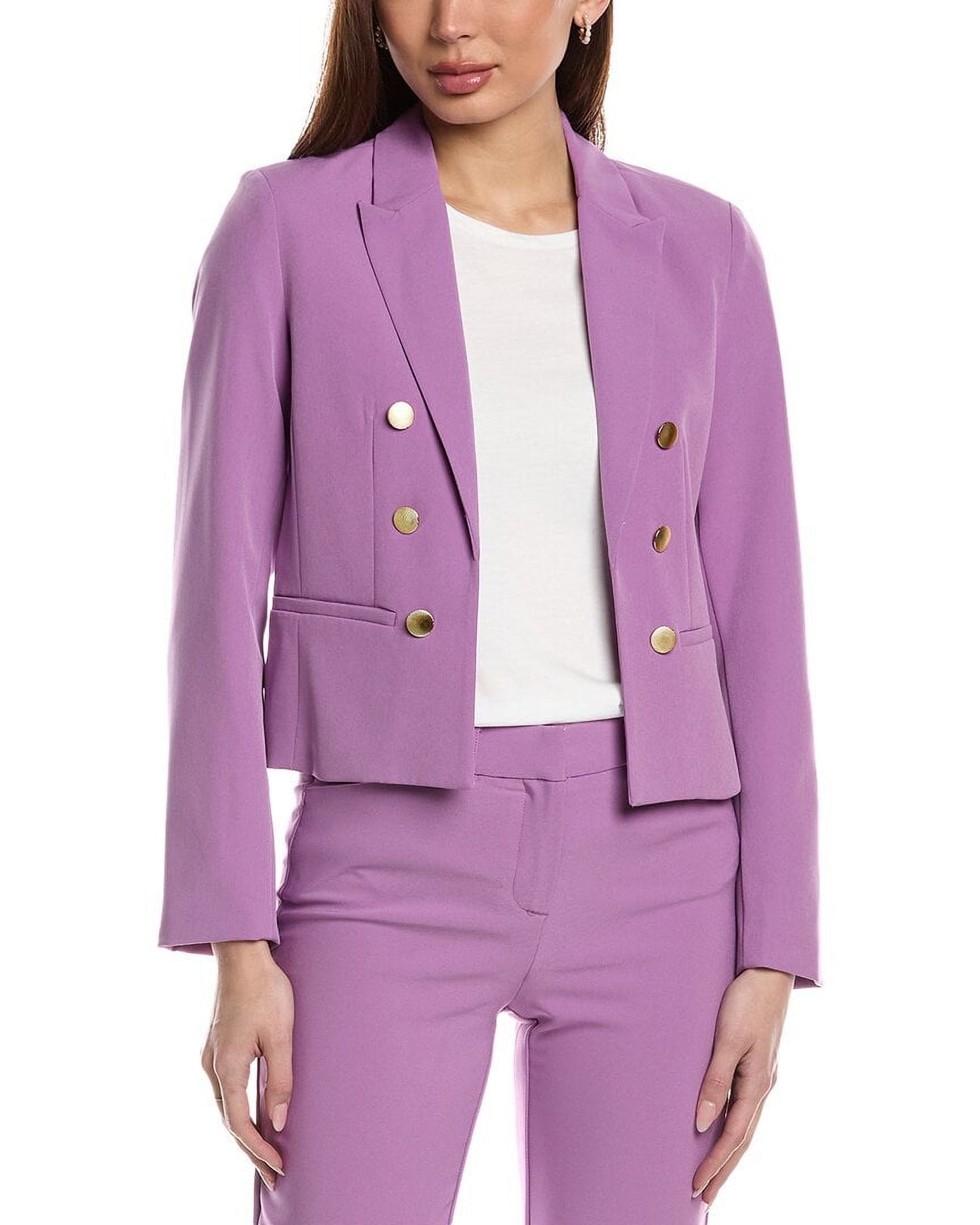 Nanette Nanette Lepore womens Nolita Blazer, 10, Purple - Walmart.com