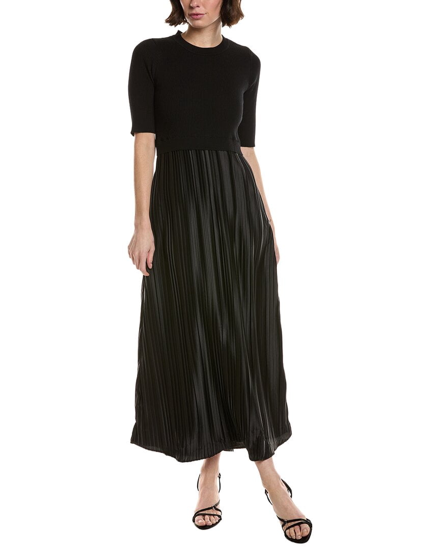 Nanette Nanette Lepore womens Pleated Midi Dress, m, Black - Walmart.com