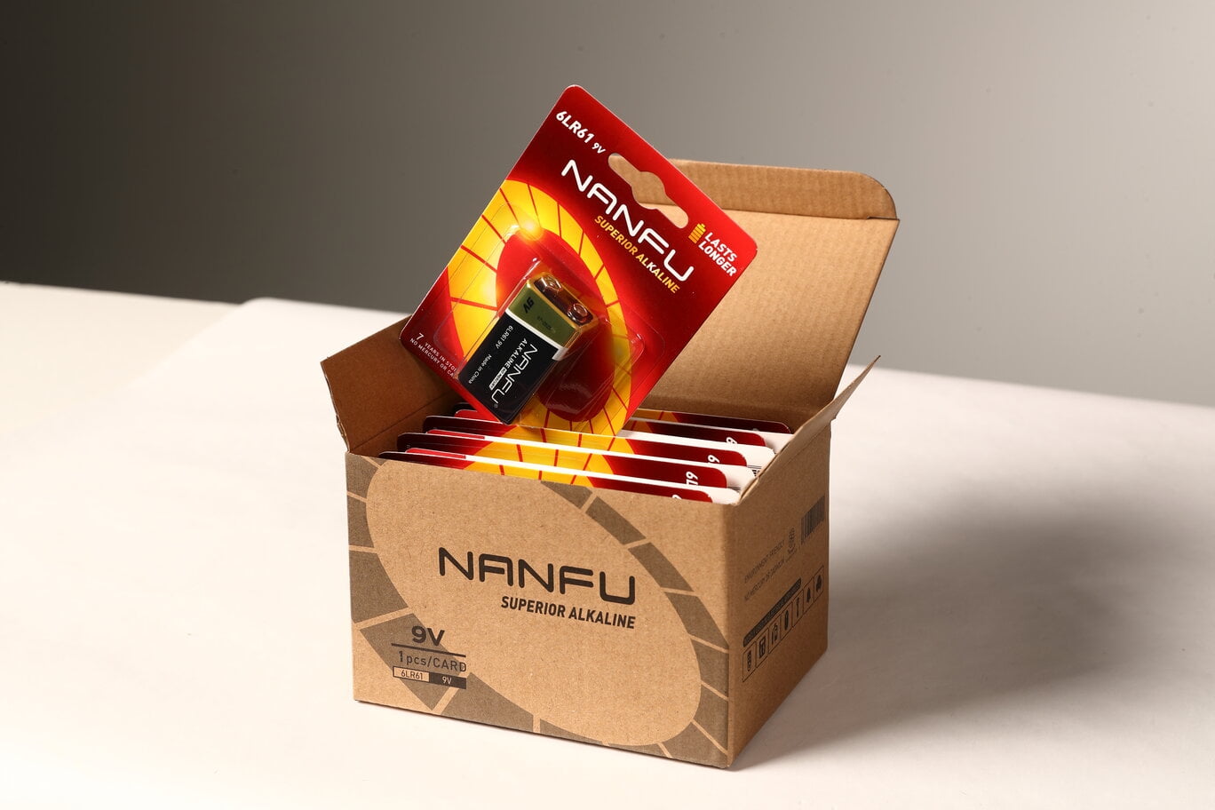 Nanfu 9V Alkaline Batteries 10 x One Blister Pack in One Box - Walmart.com