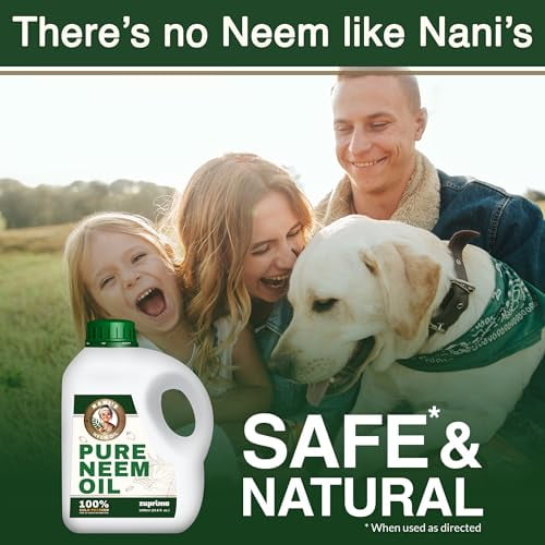 Nani's Pure Neem Oil for Plants Concentrate - Dilute for Use as Organic ...