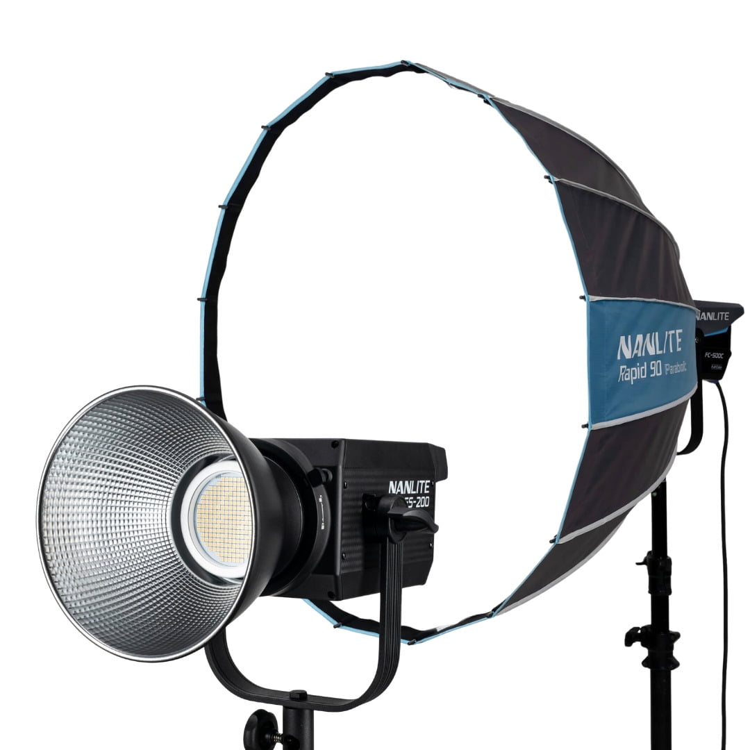 Nanlite FS-200 Daylight 5600K Color Temperature 11 Lighting Effects LED ...