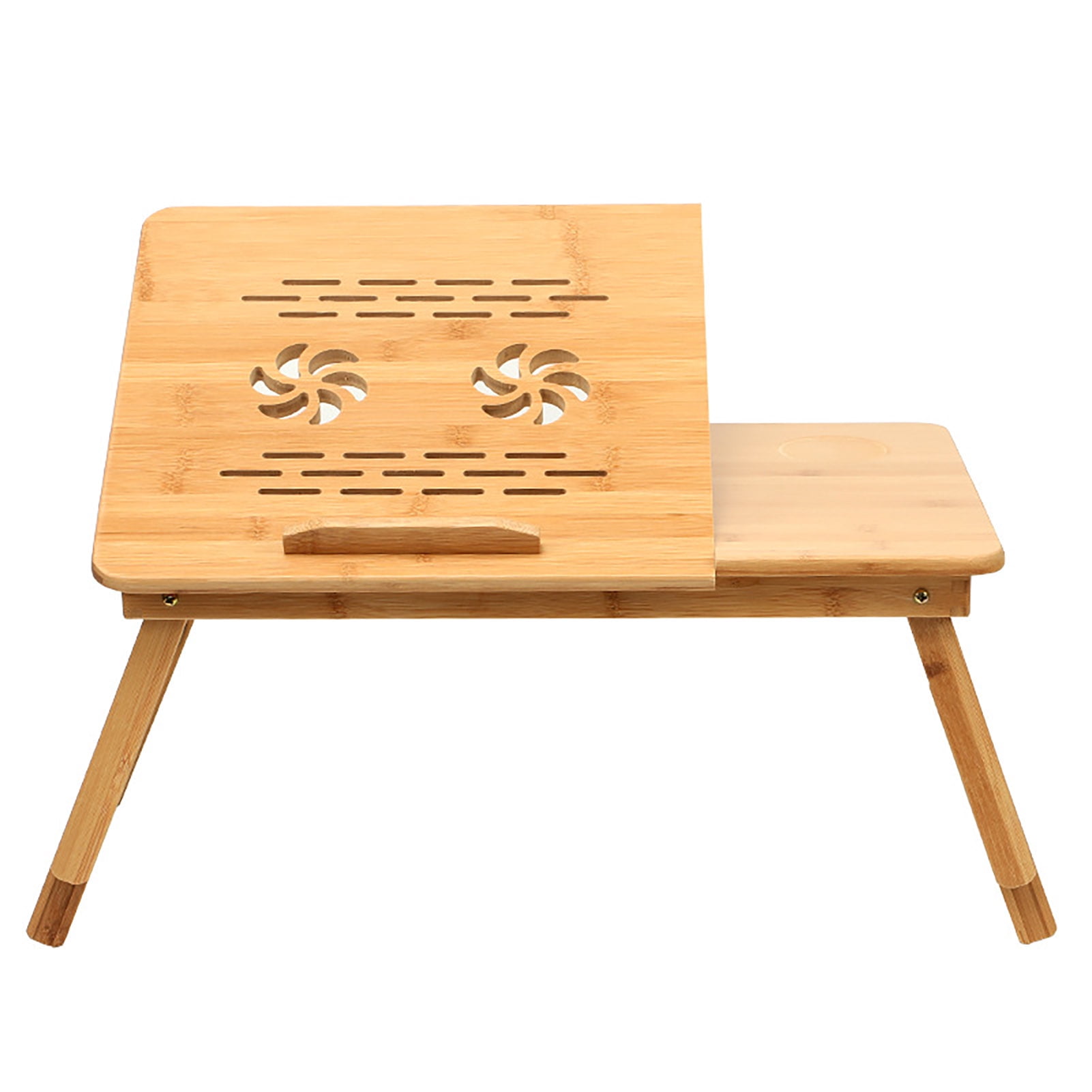 Nanly Bamboo Laptop Desk, Versatile Laptop Bed Tray with Fan Cooling ...