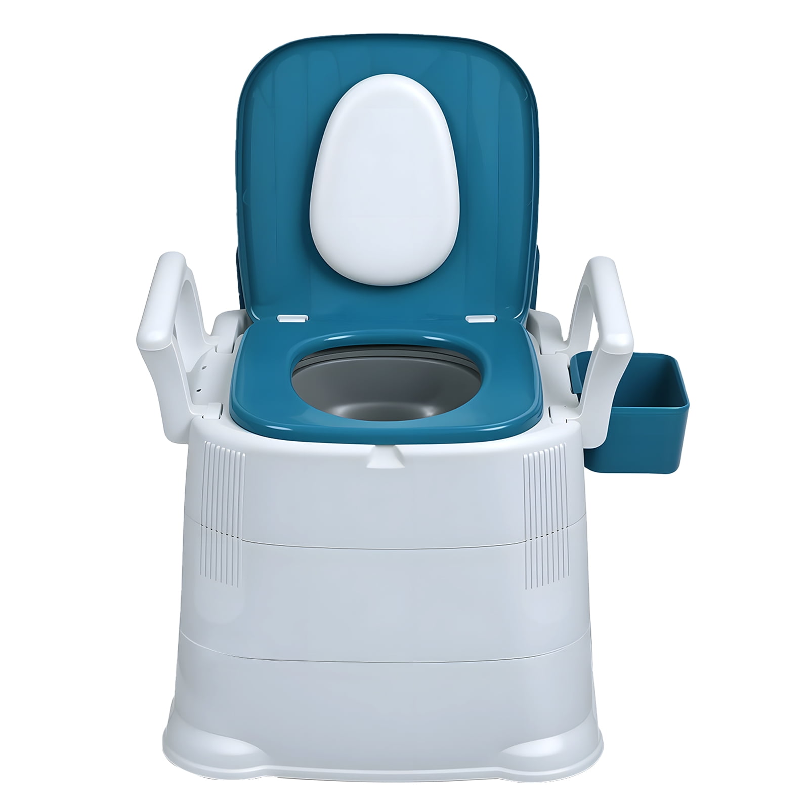 Nanly Bedside Commode, Portable Toilet for Adults, Toilet Chair Seat with Detachable Armrest ...