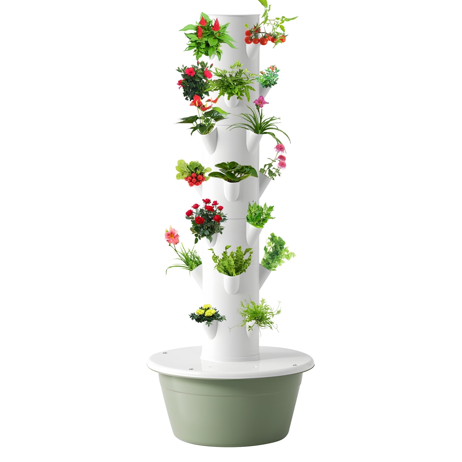Nanly Hydroponic Tower, Hydroponic Growing Tower with Tank, Indoor ...