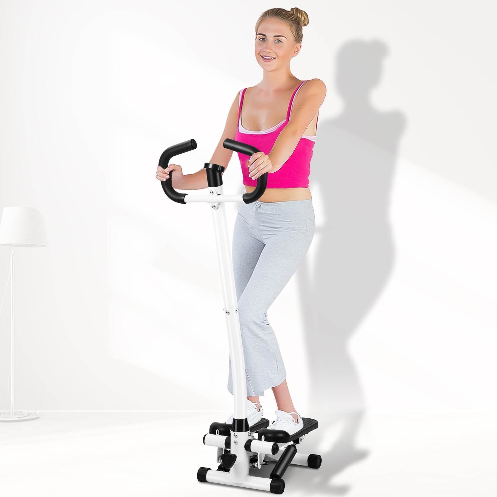 Nanly Stepper Machine with Handlebar, Mini Stepper with 220LBS Weight ...