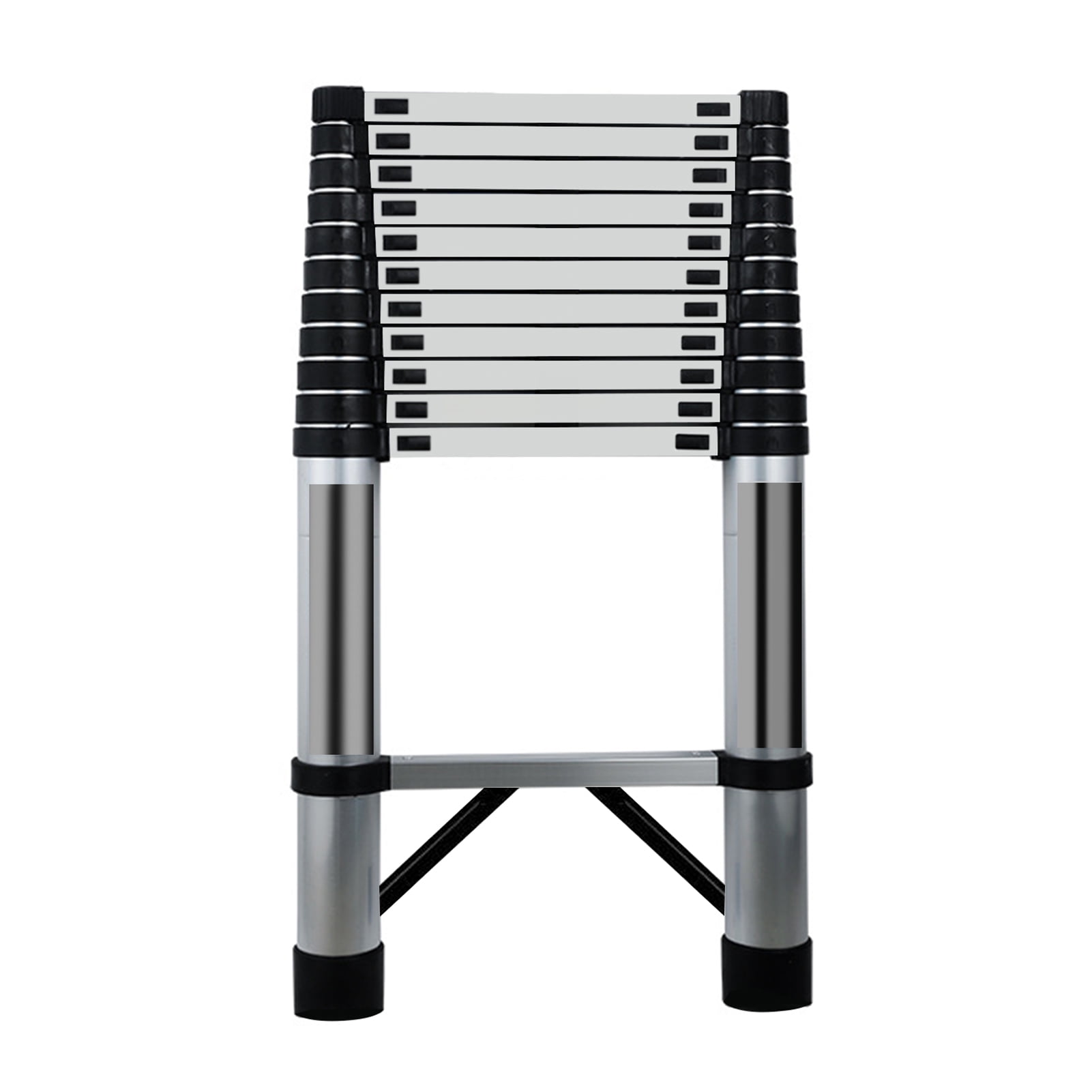 Nanly Telescoping Extension Ladder, Stainless Steel Folding Telescopic ...
