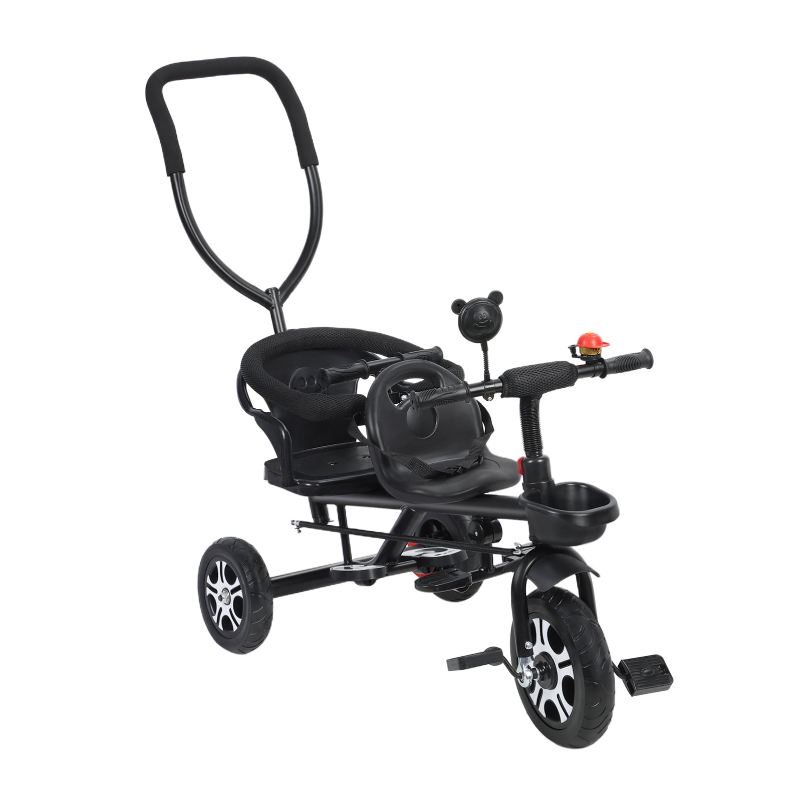 Nanly Toddler Tricycle with Bell, Kids Tricycle with Double Seat And ...