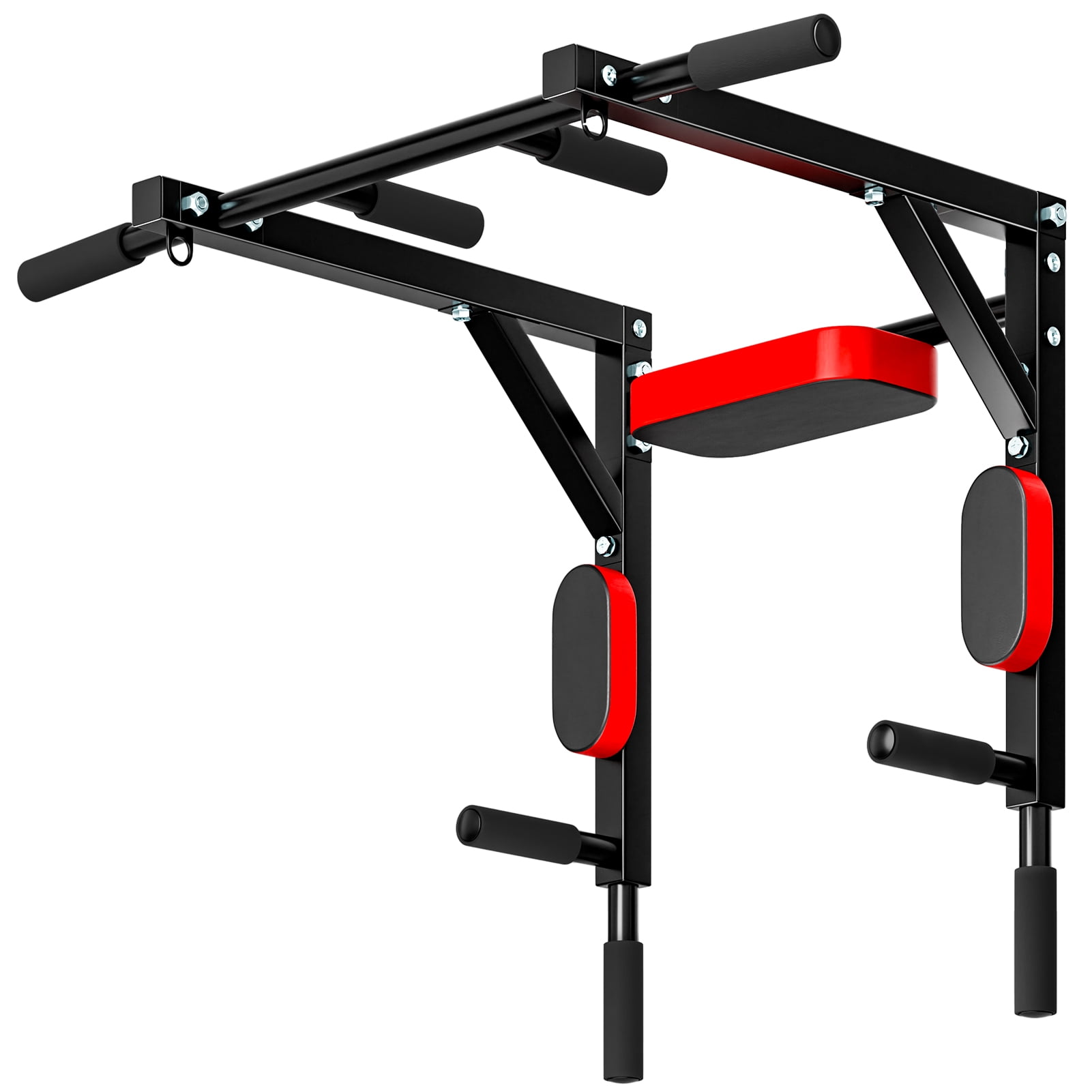 Nanly Wall Mounted Pull Up Bar, Power Tower Dip Station, Portable Pull ...