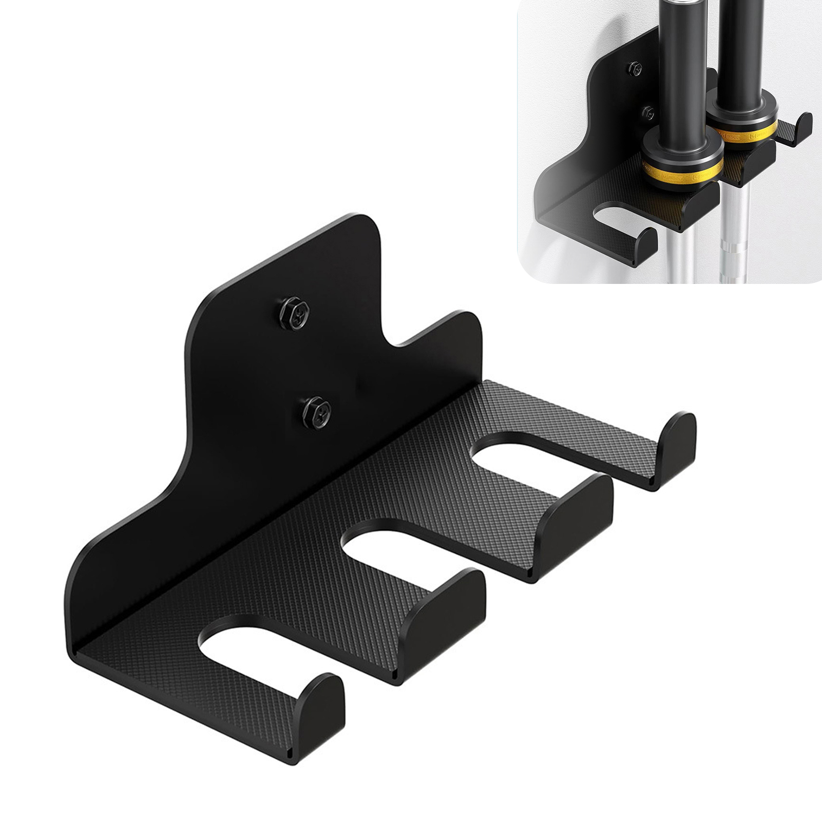 Nanly Wall-mounted Barbell Rack Stand, Practical Storage Rack for ...