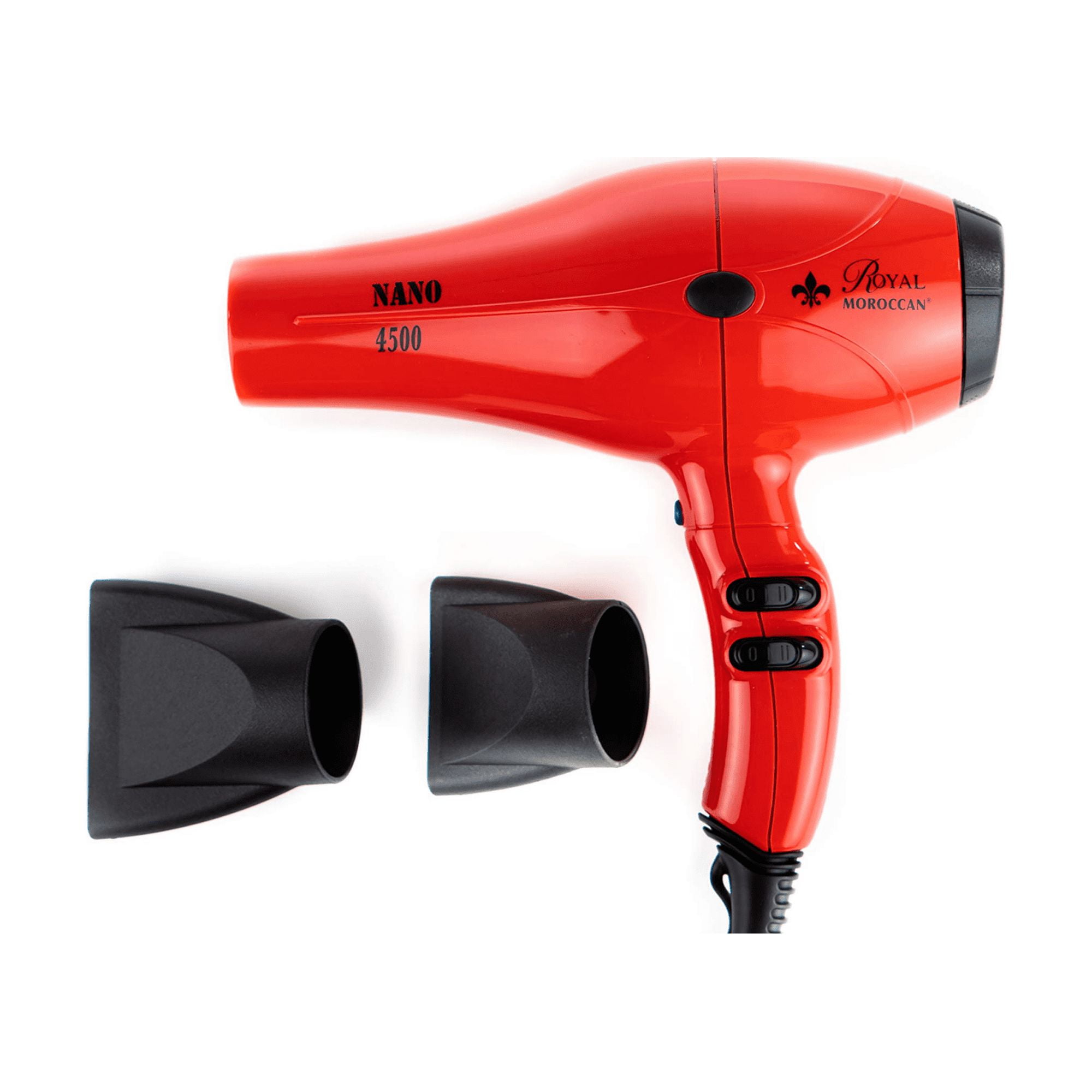 Nano 4500 Red Salon Professional Hair Dryer 2000 Watt Quiet Fast-Drying ...