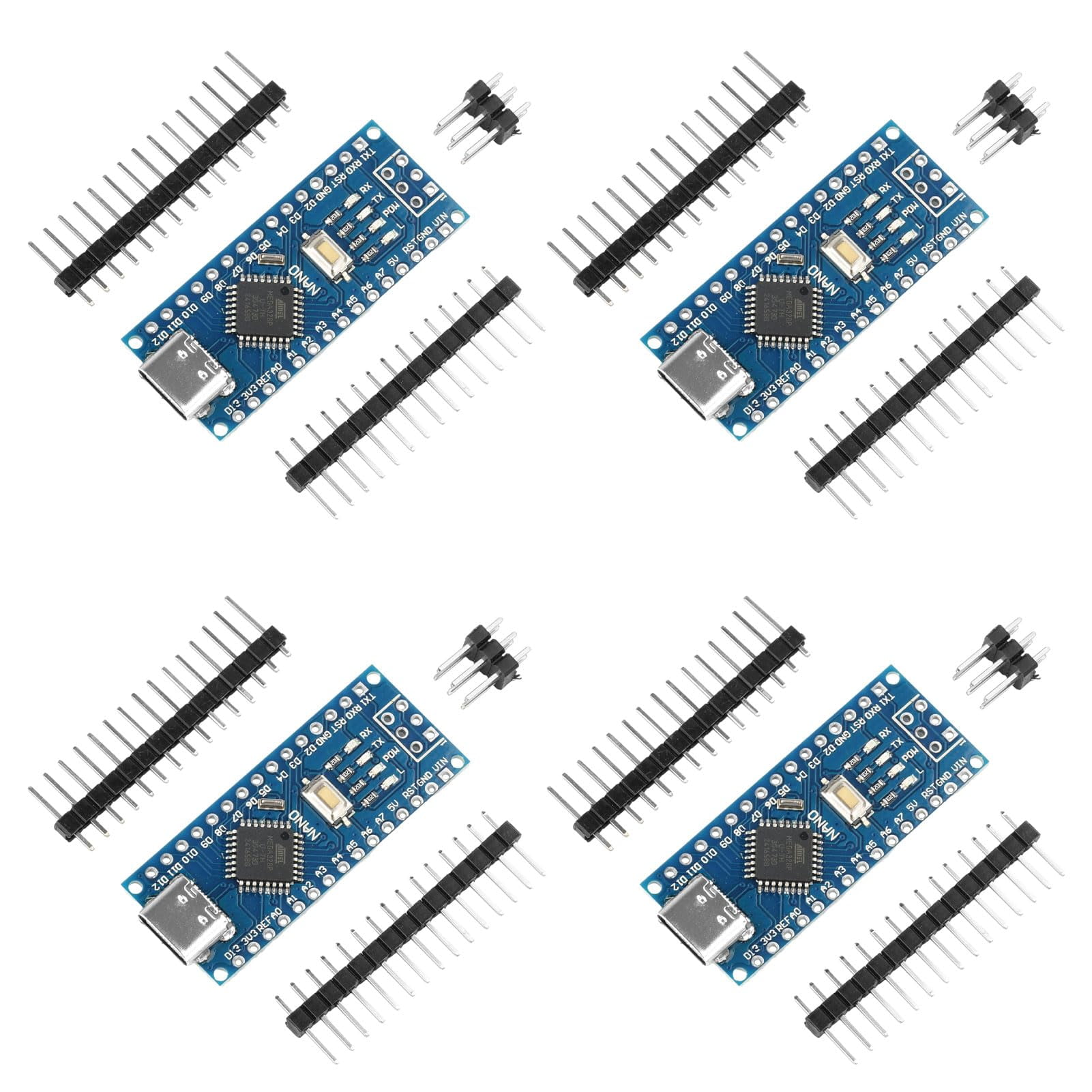 Nano Board USB C,Aideepen RRF12 Nano V3.0 Board ATmega328P Controller Board,Nano Board USB C ...