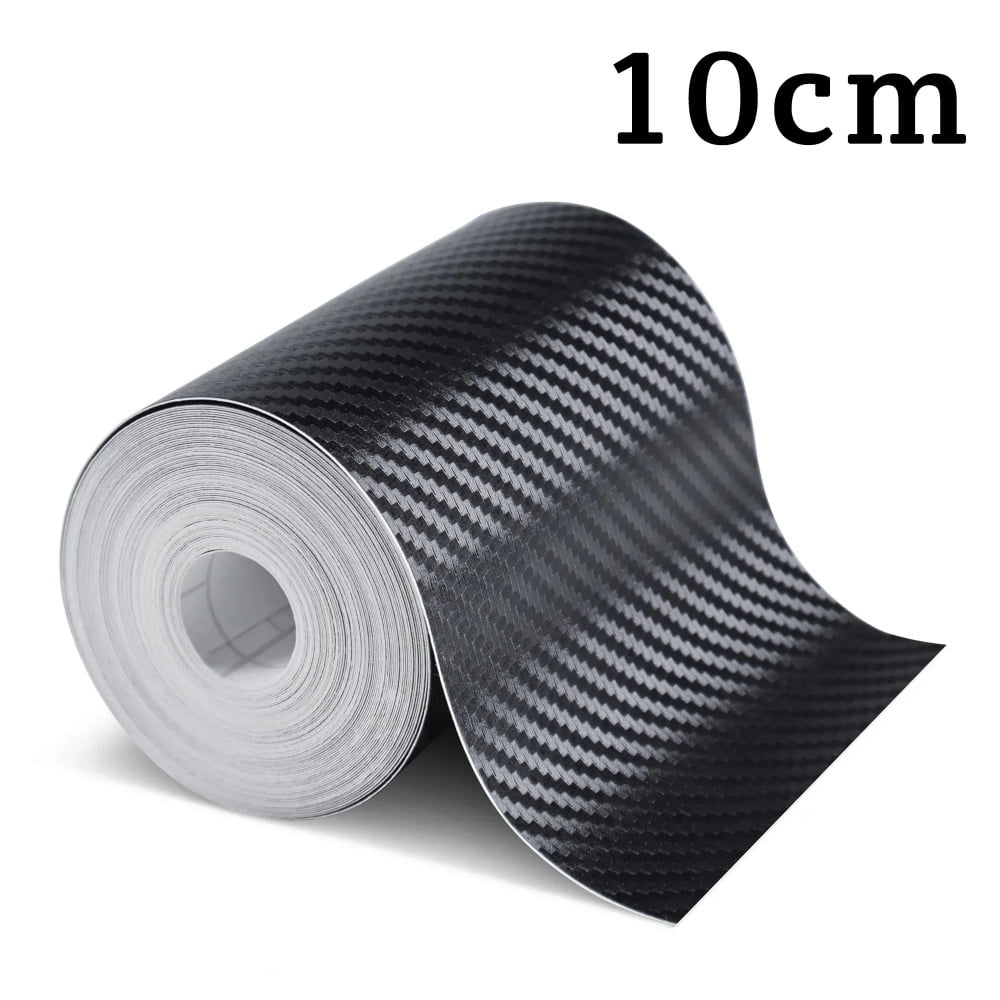 Nano Carbon Fiber Car 3D Wrap Black Tape Sticker Door Mirror Paste ...