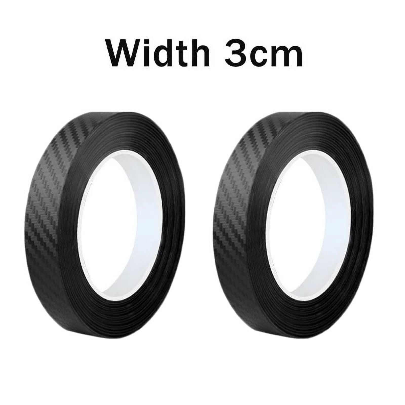Nano Carbon Fiber Car Sticker Paste Protector Strip DIY Automotive ...