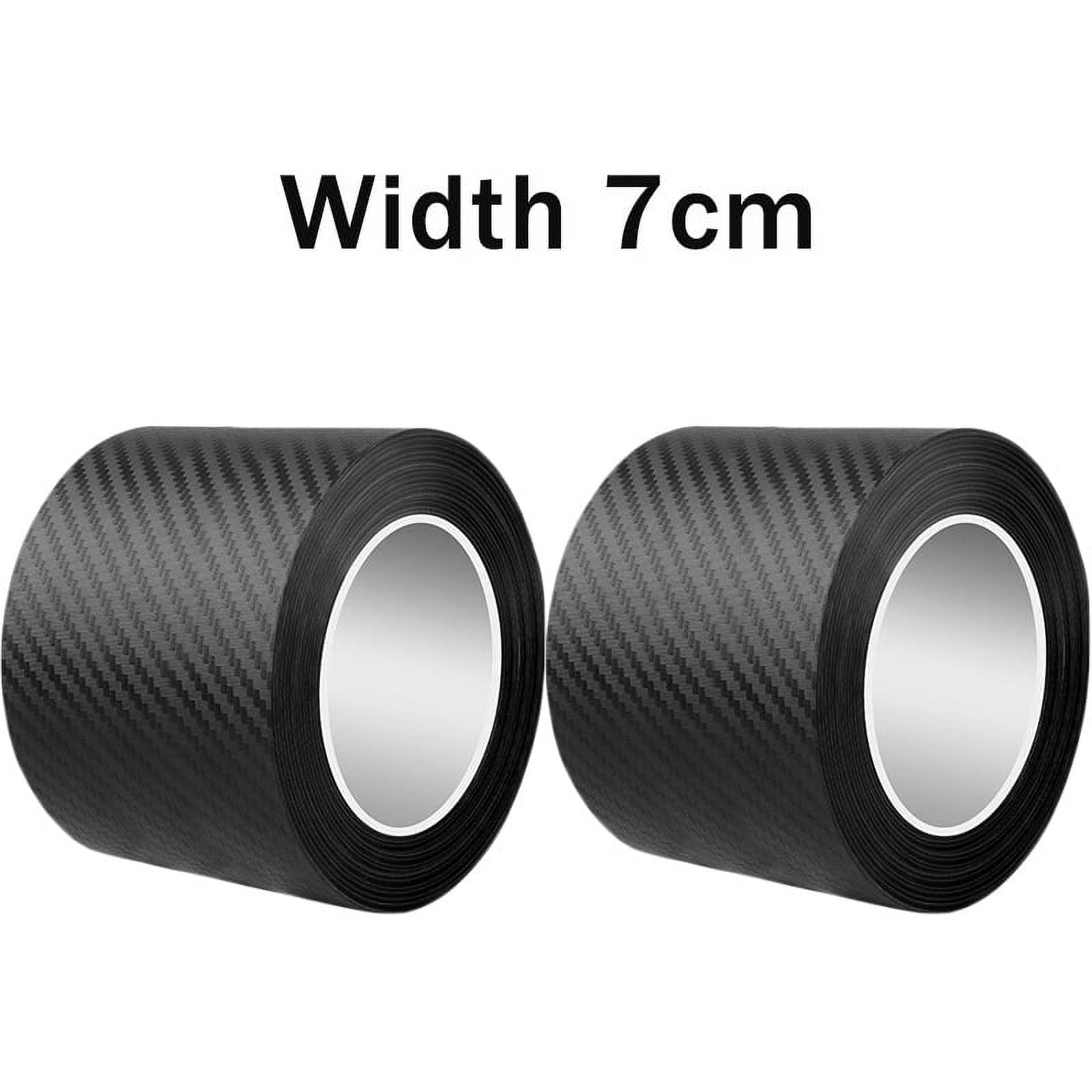 Nano Carbon Fiber Car Sticker Paste Protector Strip DIY Automotive ...