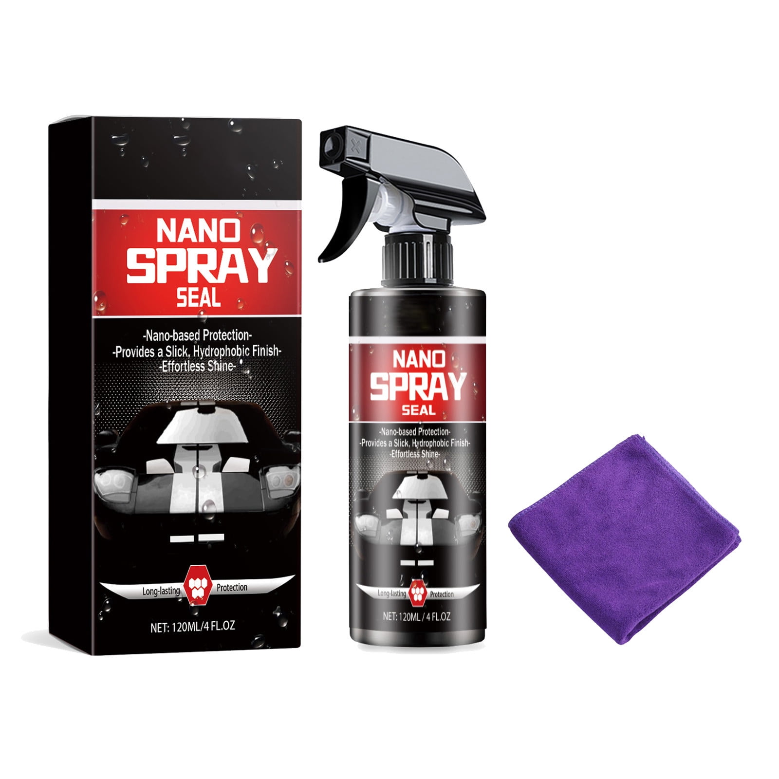 Nano Ceramic Car Coating, Hydrophobic Paint Protectant with SiO2 ...