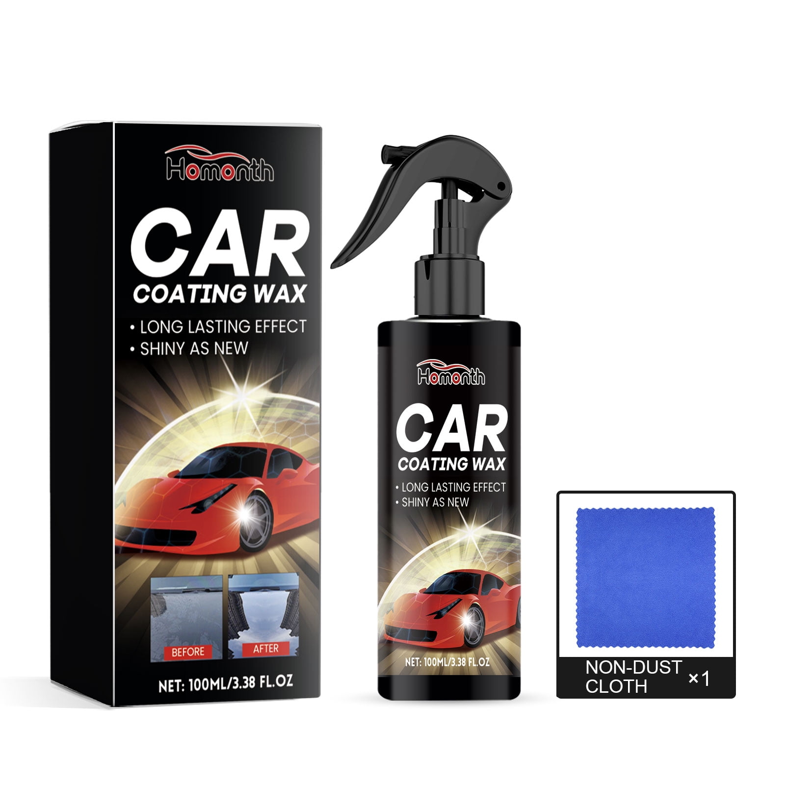 Nano Ceramic Coating Spray for Cars – Hydrophobic Shine, Scratch ...