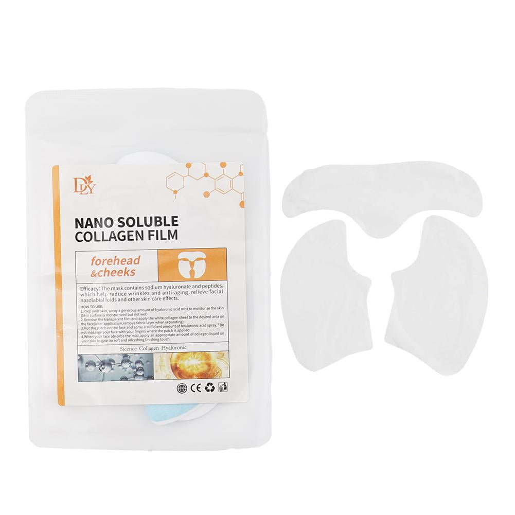 Nano Collagen Film Paper Soluble Facial Mask Forehead Paper Cheek ...