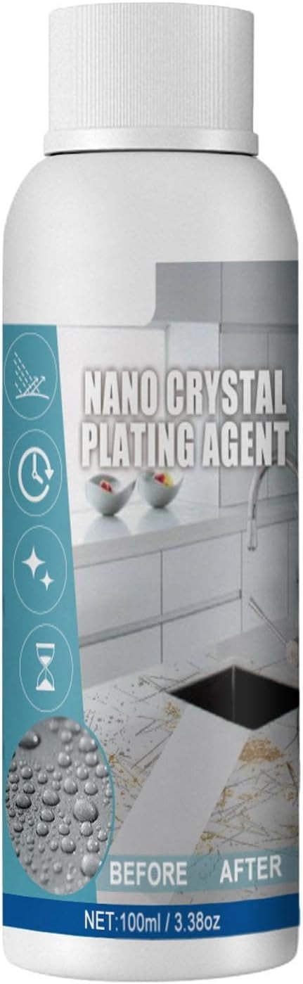 Nano Crystal Plating Agent, 3.38oz Stone Nanocrystal Coating Granite ...