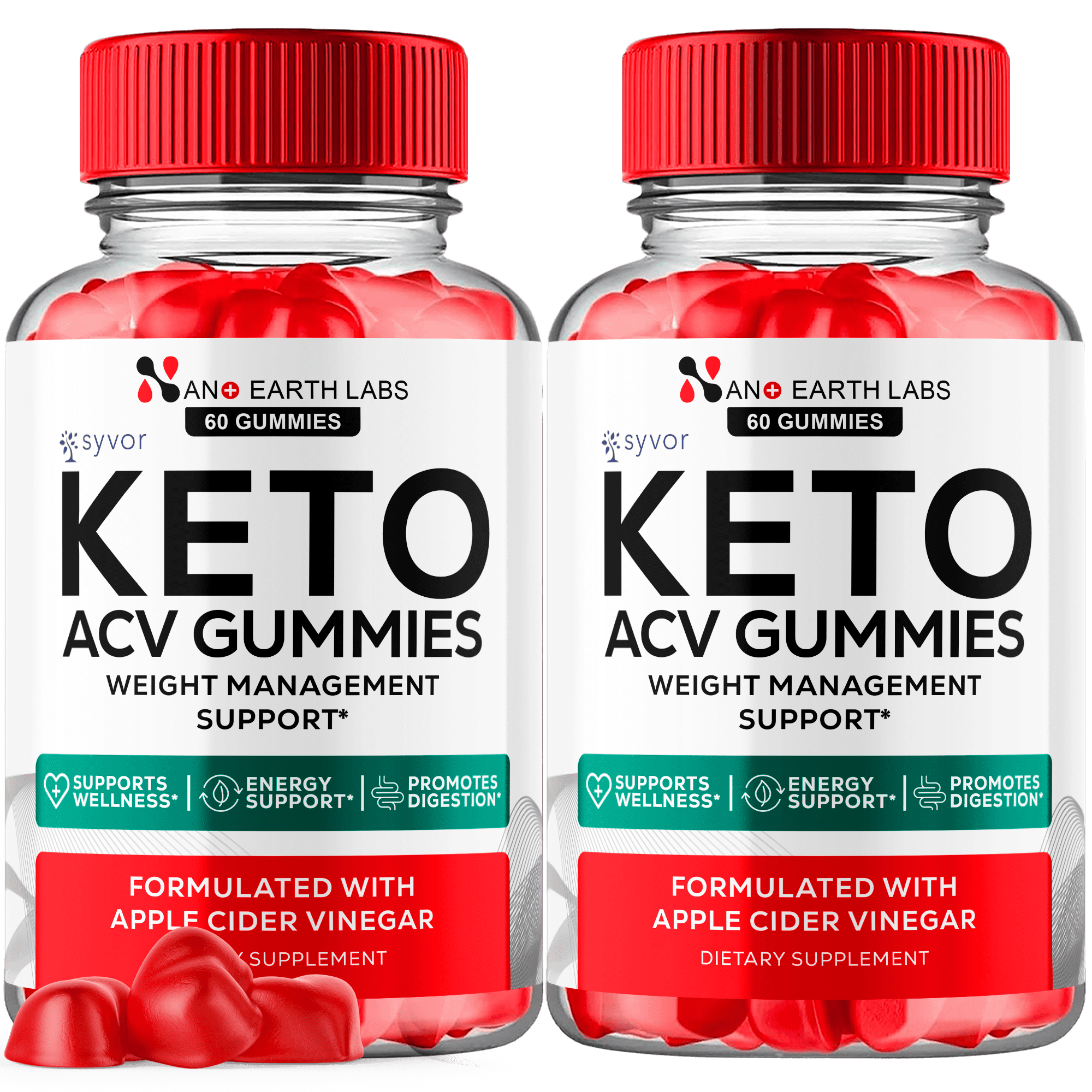 Nano Earth Labs Maximum Strength ACV Gummies Advanced Apple Cider ...