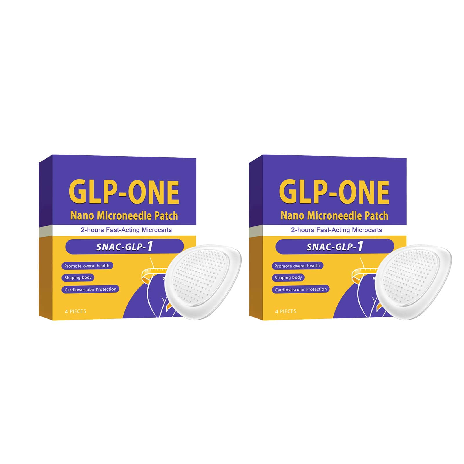 Nano Firming Body Patches - Skin - 4 Patches - Walmart.com