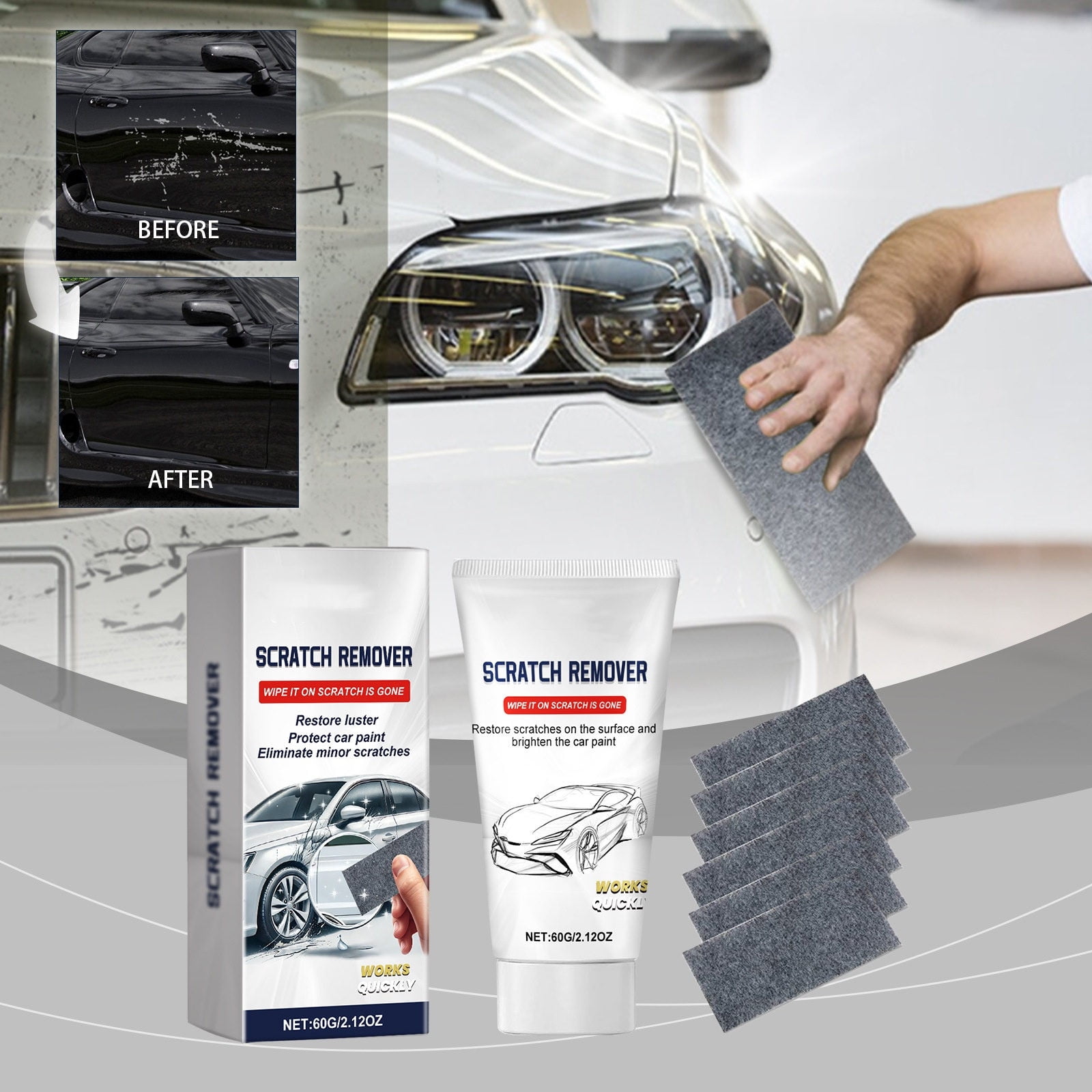 Halfords Price Scratch Remover For Vehicles, 2025 Upgrade Car Scratch ...