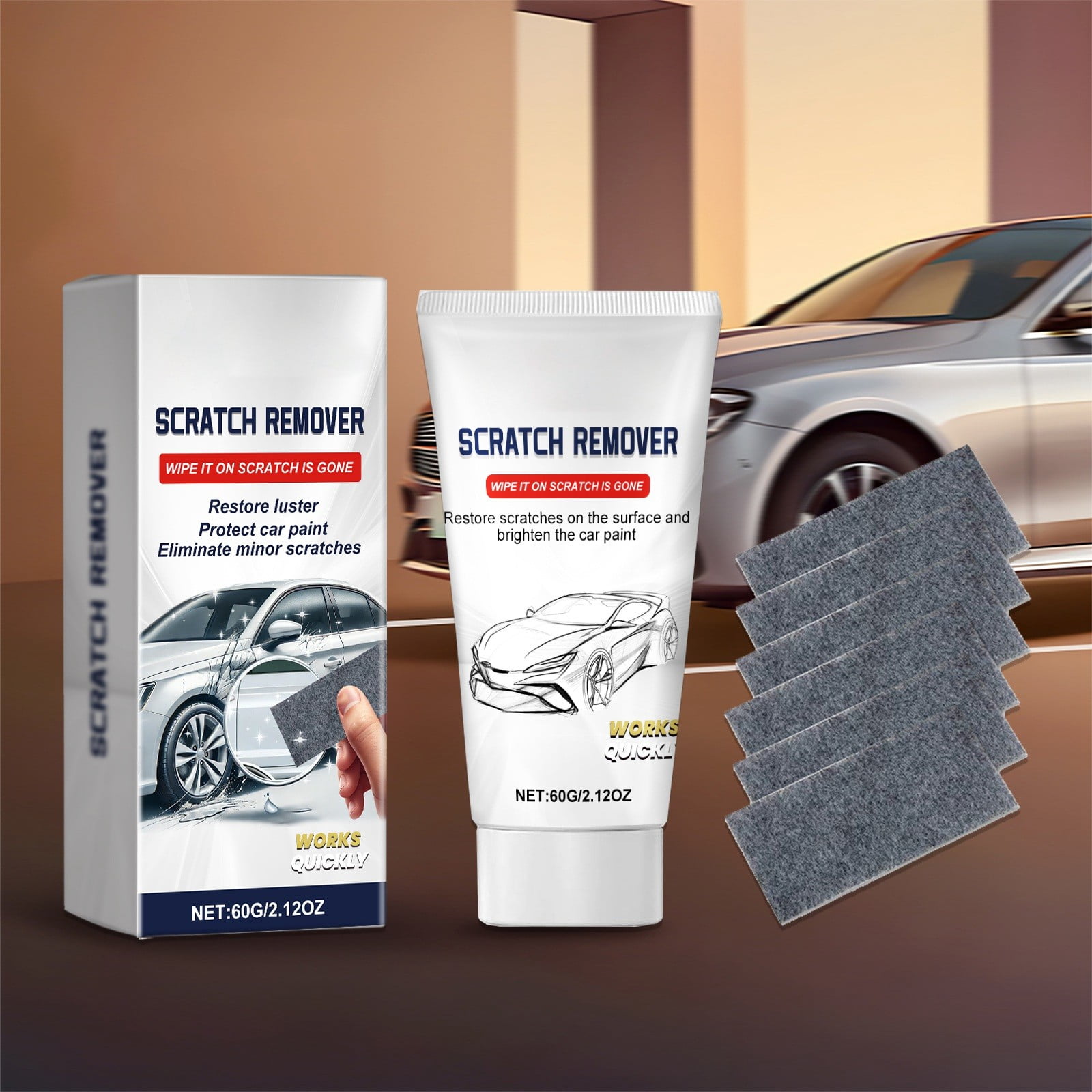 Nano Flash Cloth Car Scratch Remover And Car Paint Scratch Repairer ...