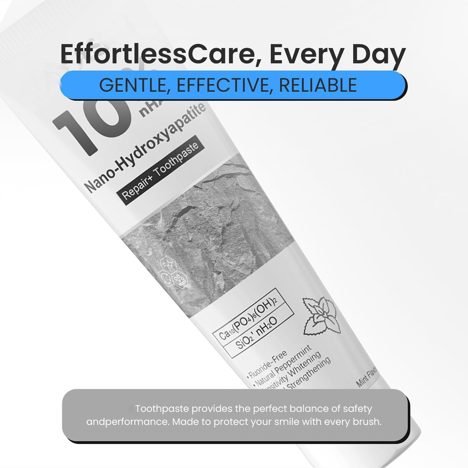 Nano Hydroxyapatite Toothpaste 10% Hydroxyapatite Appropriate For ...