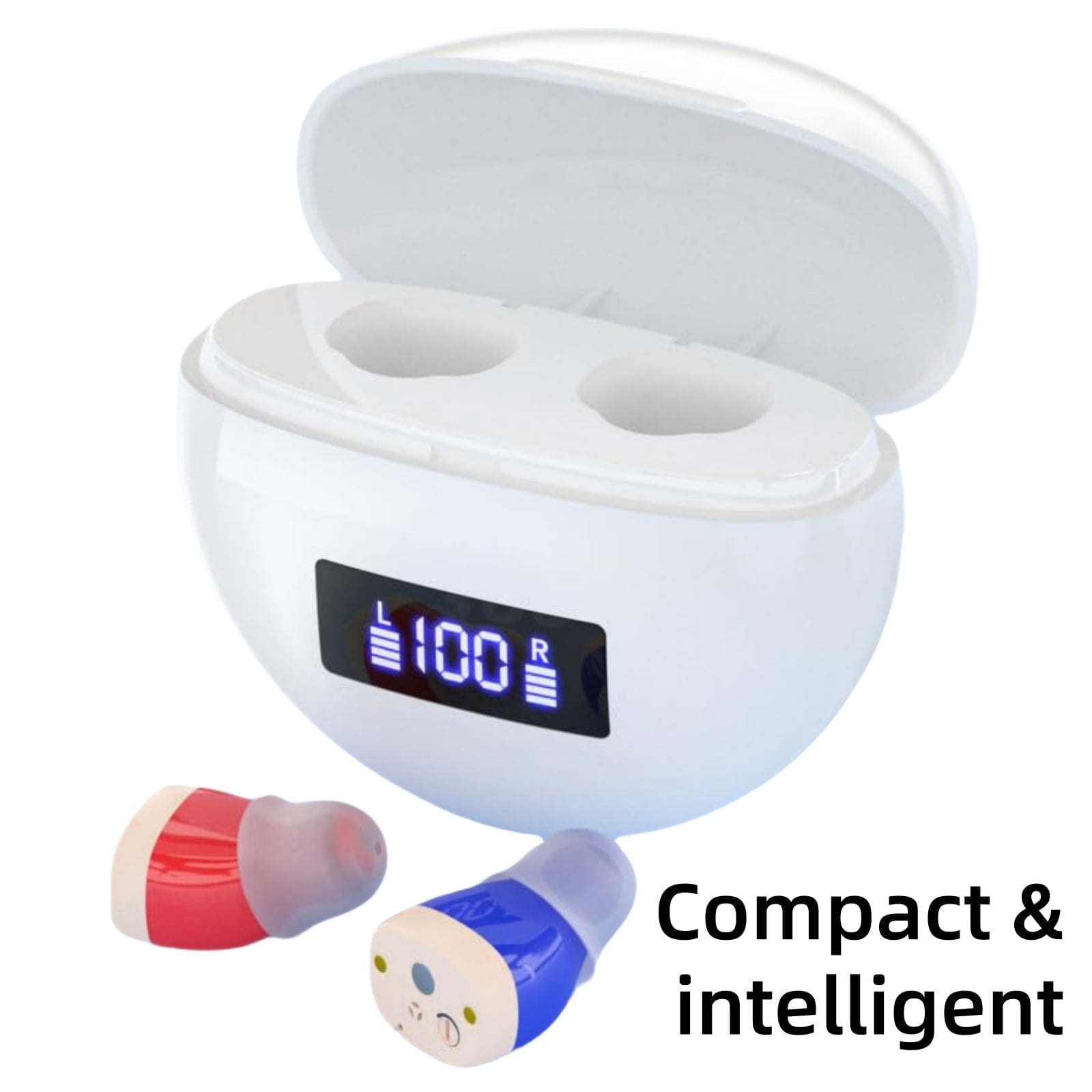 Nano Invisible Ai-ds for Seniors with Noise Cancelling, Mini Digital ...