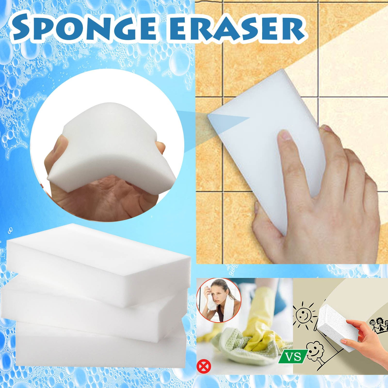 Nano Kitchen Cleaning Decontamination Sponge Block Wipe, Cleaning Tool ...